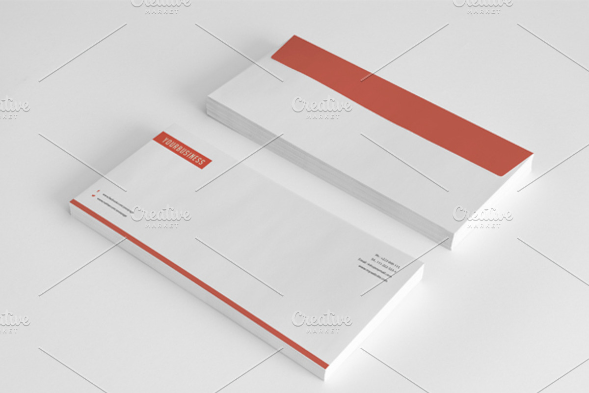 Simple Stationery Design Template, a Stationery Template by felicidads