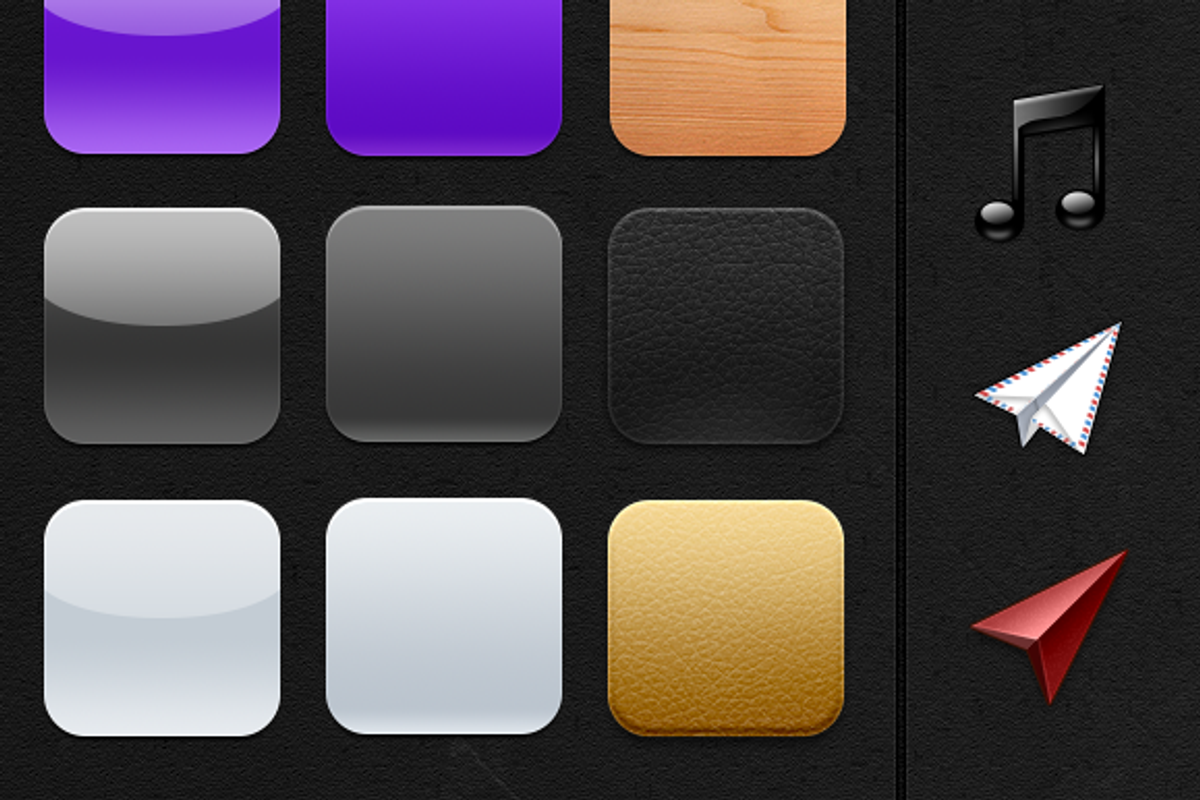 iOS app icon bases + extra's, an Icon by kubilays