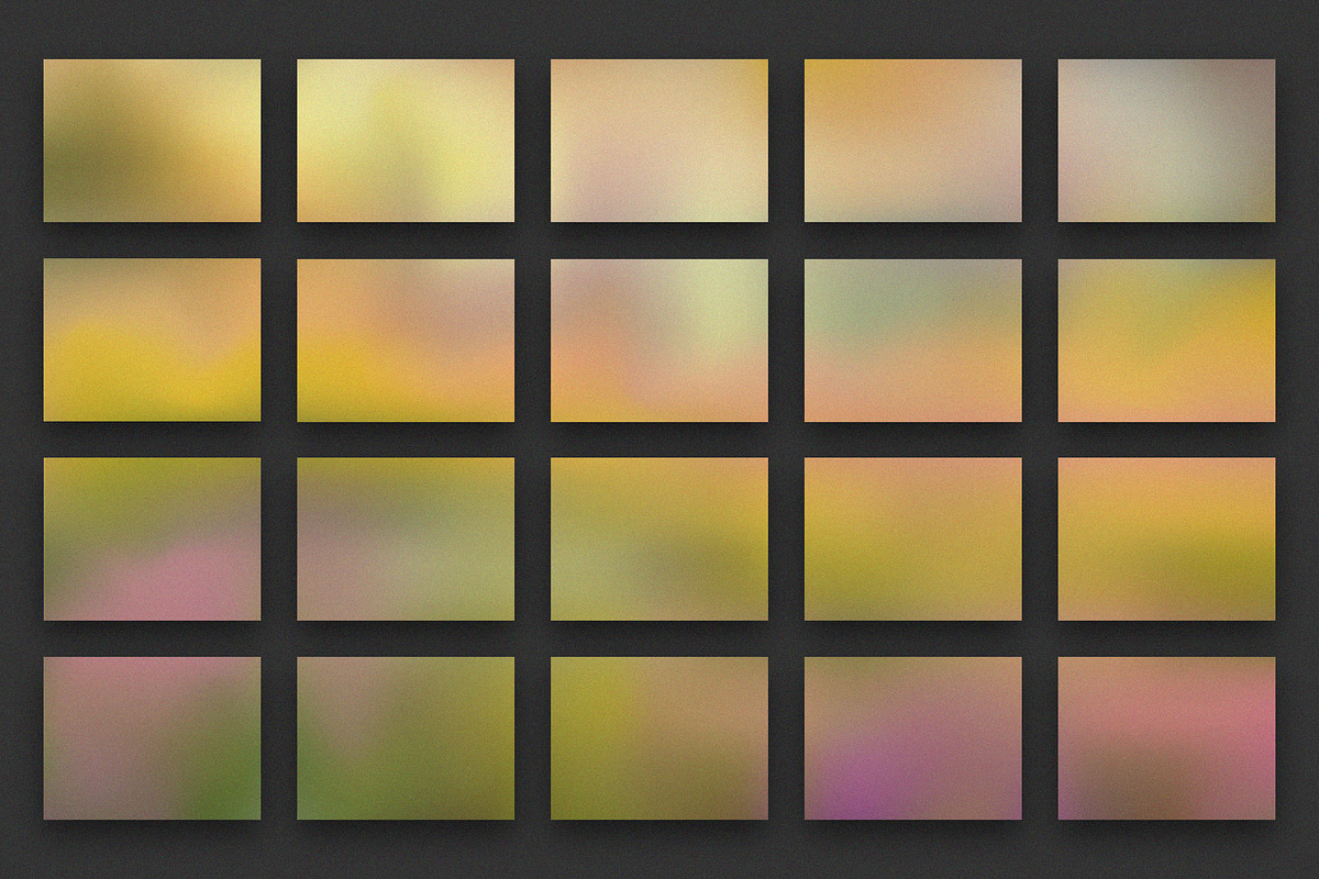 20 Meadow Gradients Set, a Texture Graphic by le-genda