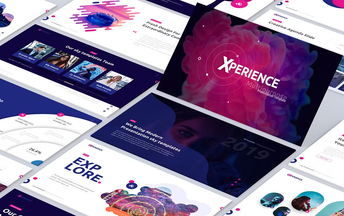 Xperience Powerpoint Template, a Presentation Template by GearShift