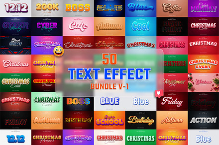 White paint print text effect | Layer Styles ~ Creative Market