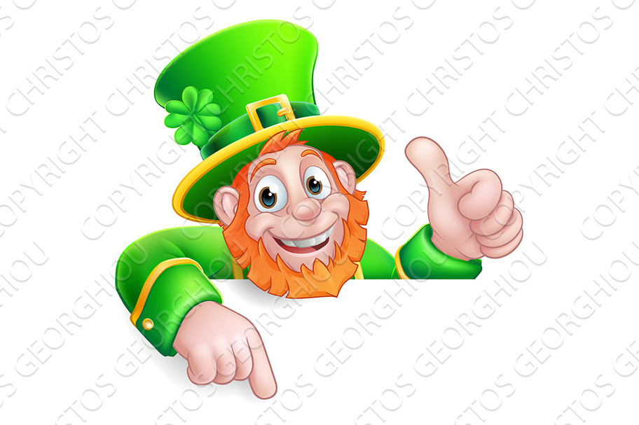 Leprechaun St Patricks Day Cartoon | Illustrations ~ Creative Market