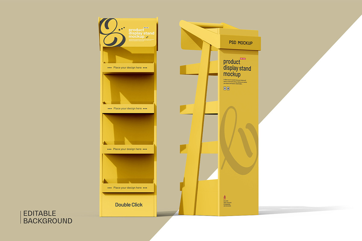 Advertising POS Display Rack Mockup, an Advertising Mockup by Ram Studio
