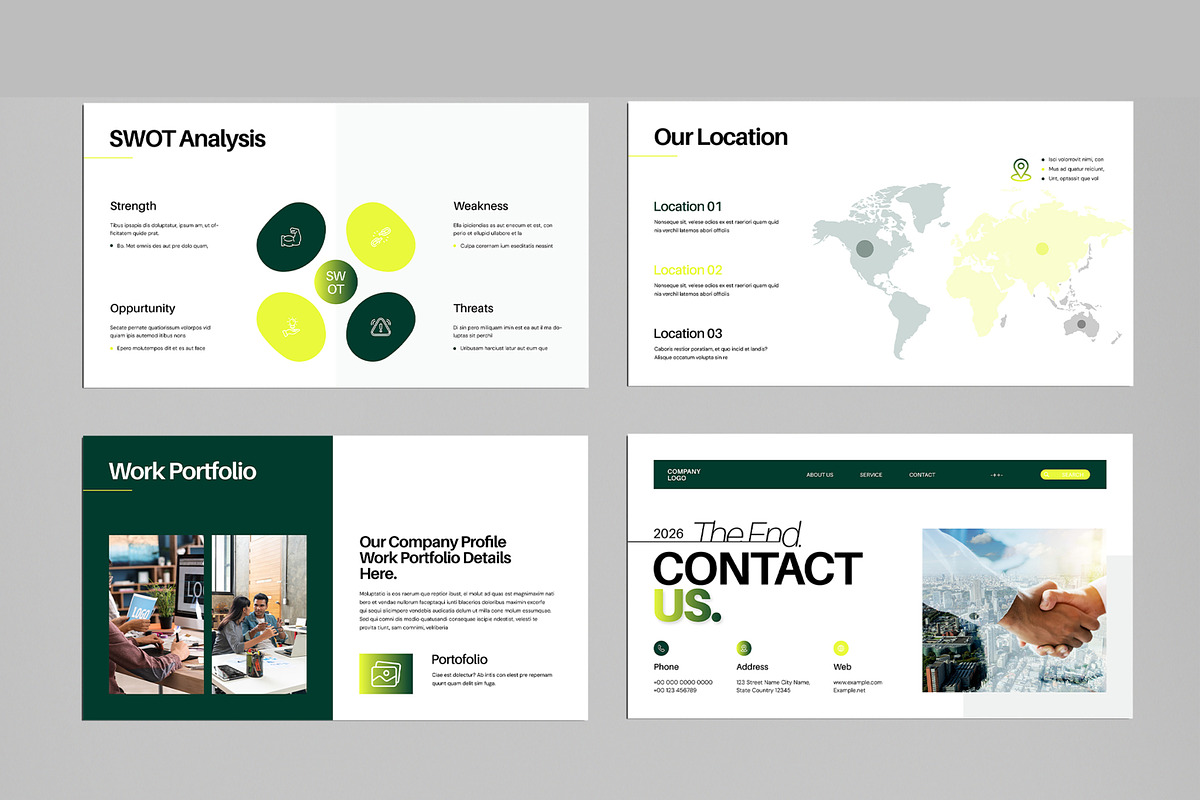 Company Profile Presentation Design