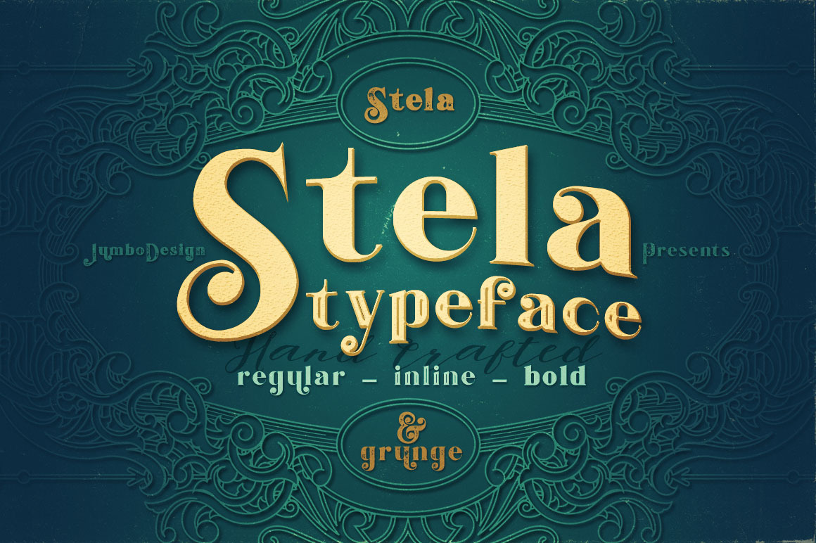 Stela - Display Font, a Serif Font by JumboDesign