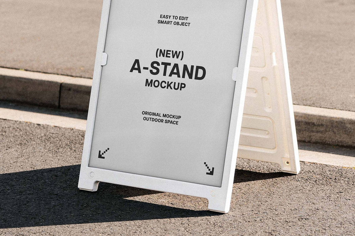 Outdoor A-Stand Mockup, a Product Mockup by Design Squad