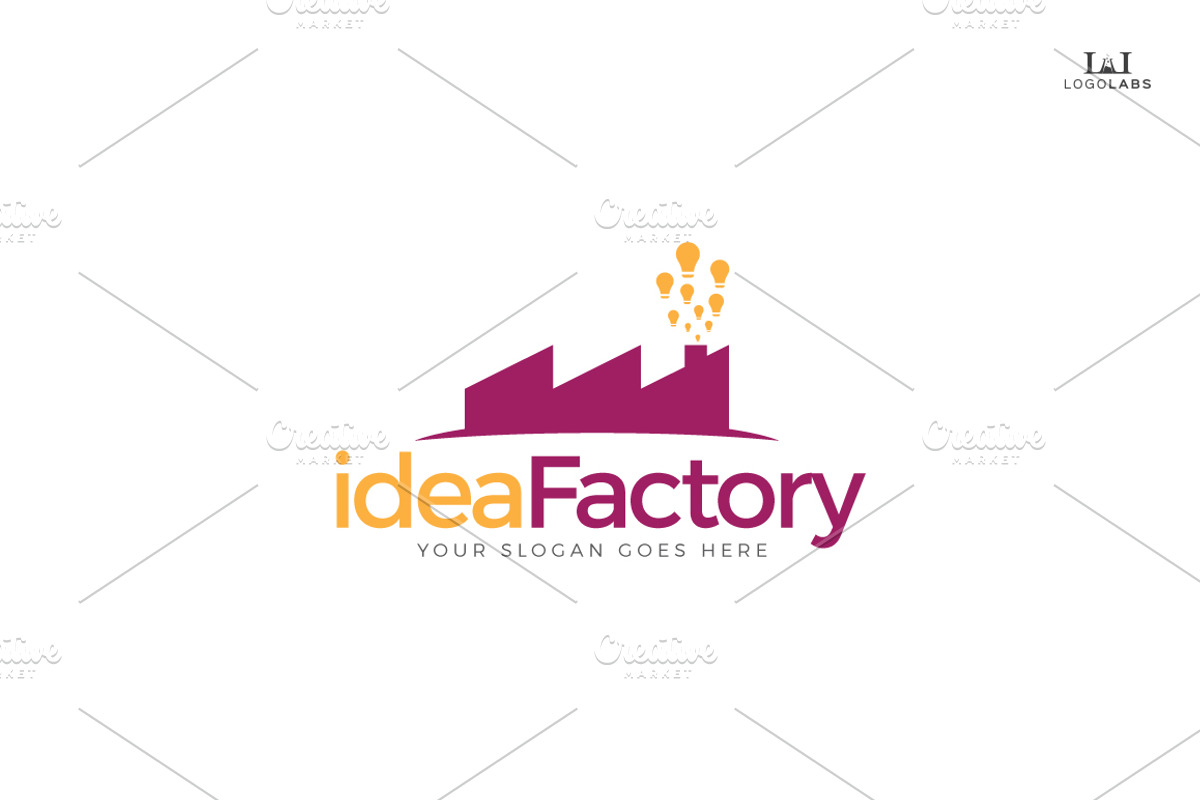 Idea Factory Logo, a Branding & Logo Template by LogoLabs
