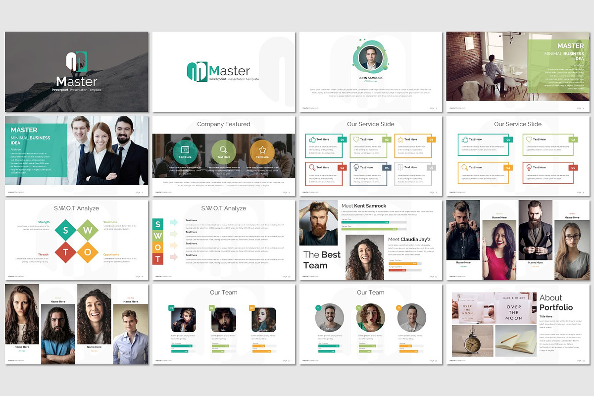 Master - Powerpoint Template, a Presentation Template by inspirasign