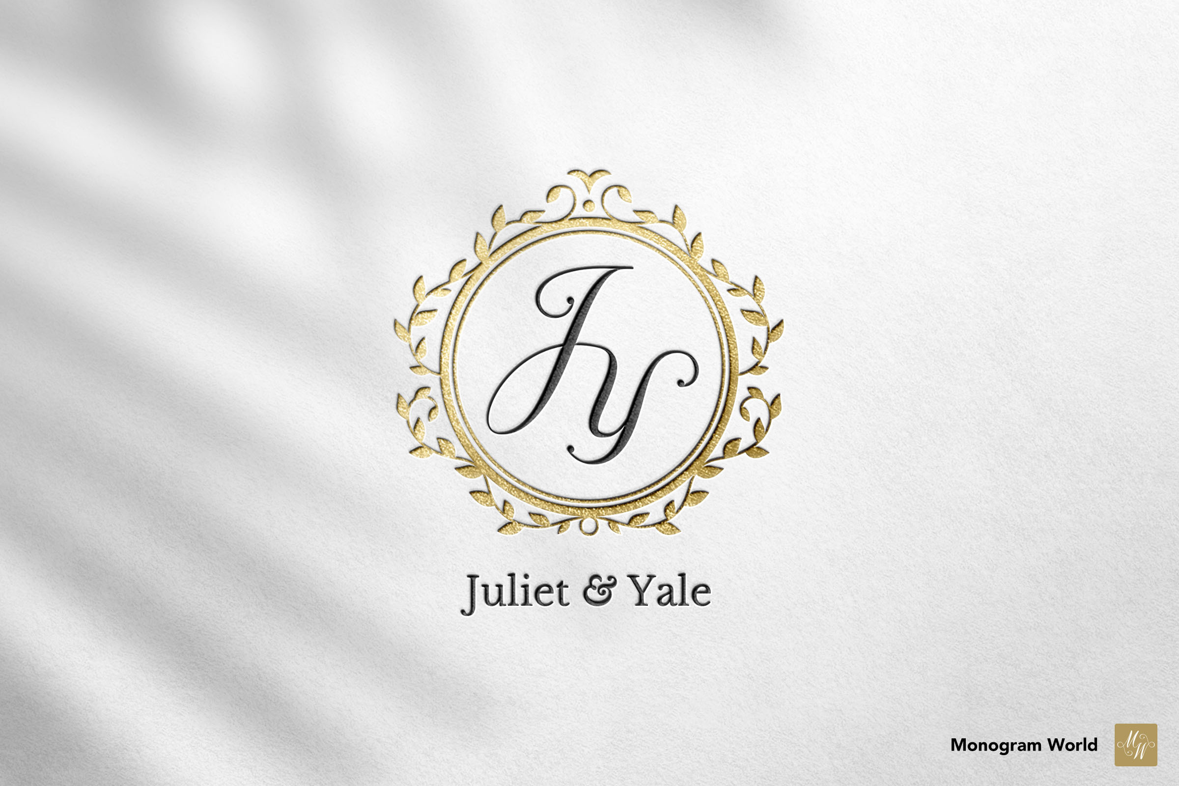 Wedding Monogram JY, a Branding & Logo Template by Monogram World