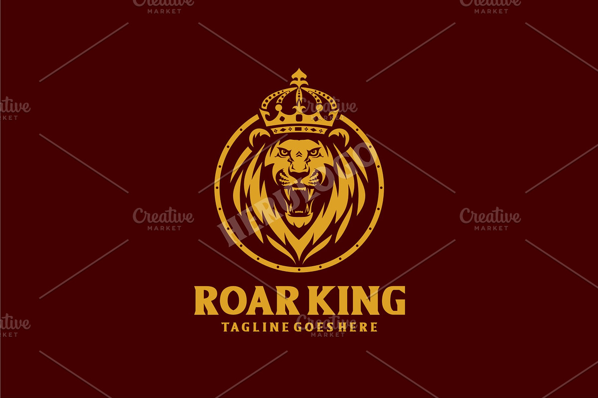 Roar King, a Branding & Logo Template by herulogo