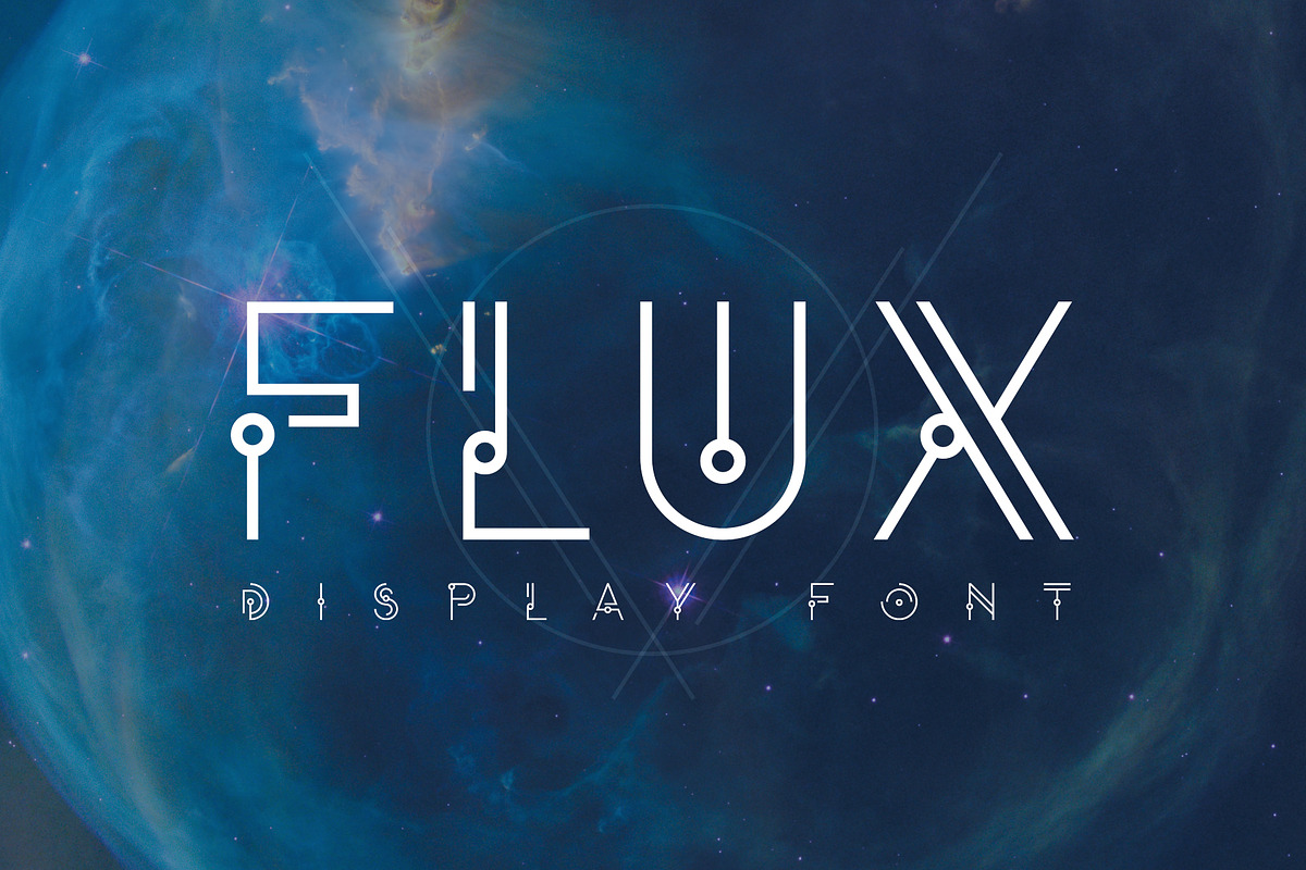 Flux | Display Font, a Sans Serif Font by Glyph44