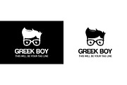 Greek boy Logo, a Branding & Logo Template by The Branding Fusion