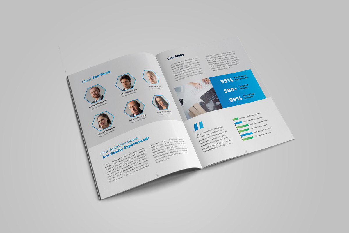 Business Project Proposal Design, a Brochure Template by Layout Design