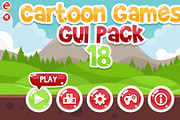 Cartoon Games GUI Pack 18 | Android Mockups ~ Creative Market