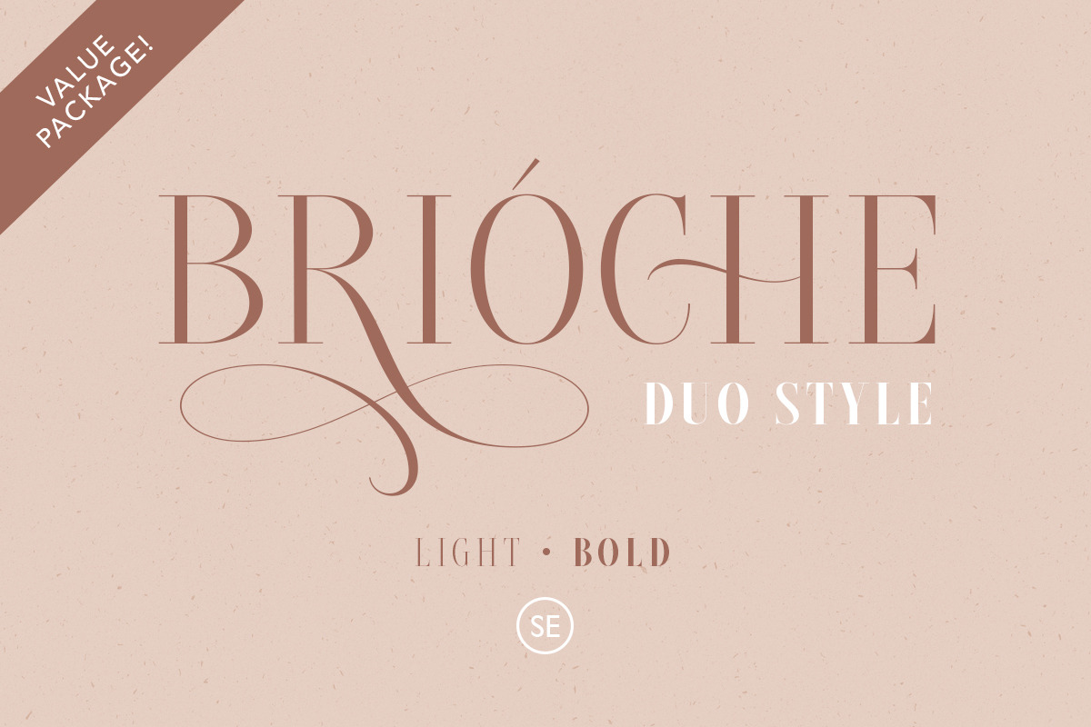 Brioche - (Light & Bold), a Serif Font by Sarid Ezra