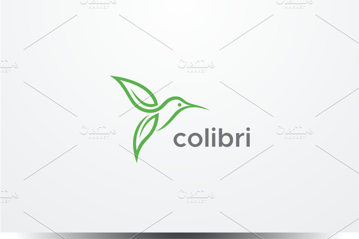 Colibri Leaf Logo Leaves, a Branding & Logo Template by yopie