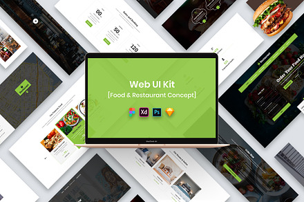 Online Courses Web UI Kit, an UI Kit Template by 3djagan