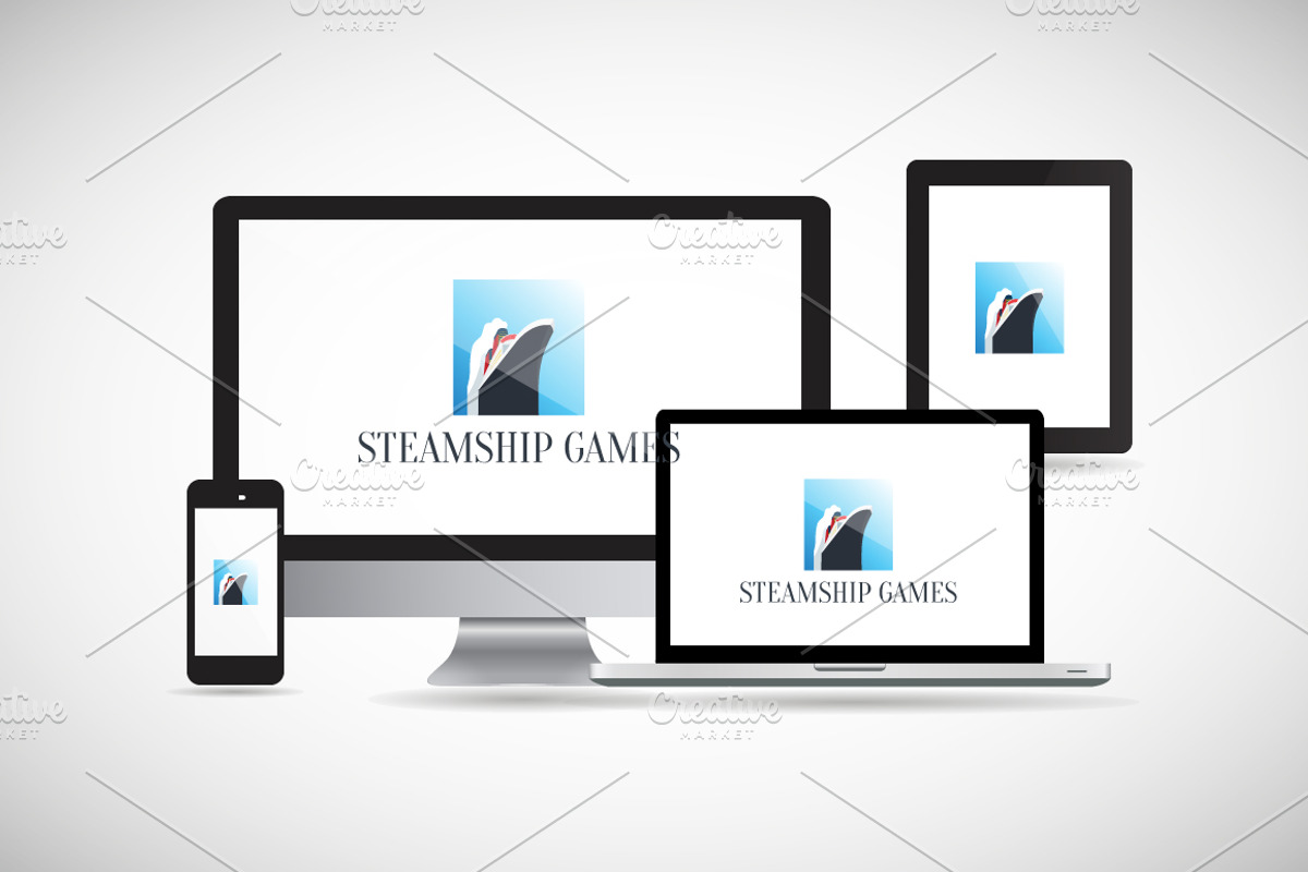 [68% off] Steamship - Logo Design, a Branding & Logo Template by ...