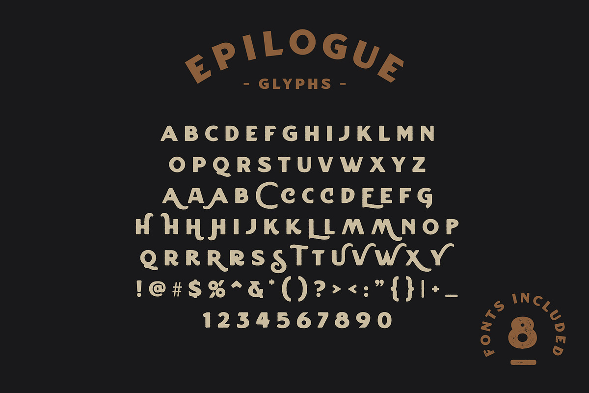 Epilogue - A Vintage Font, a Sans Serif Font by Hustle Supply Co.