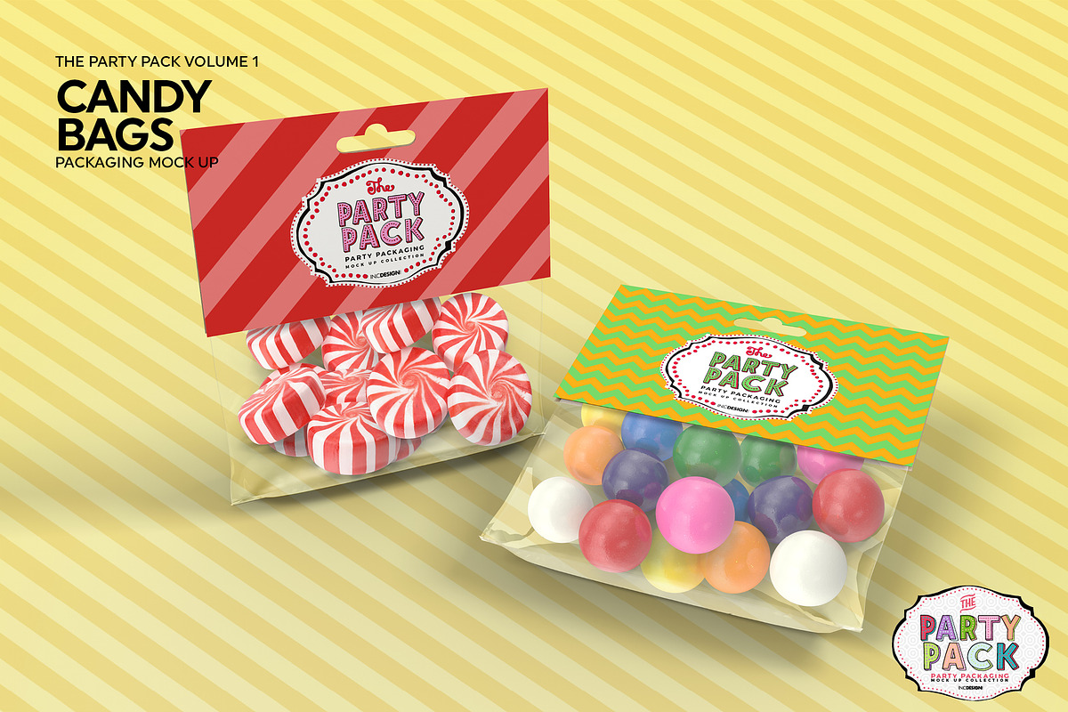 Vol.1 Party Packaging Mockups, a Cups & Container Mockup by INCDesign ...