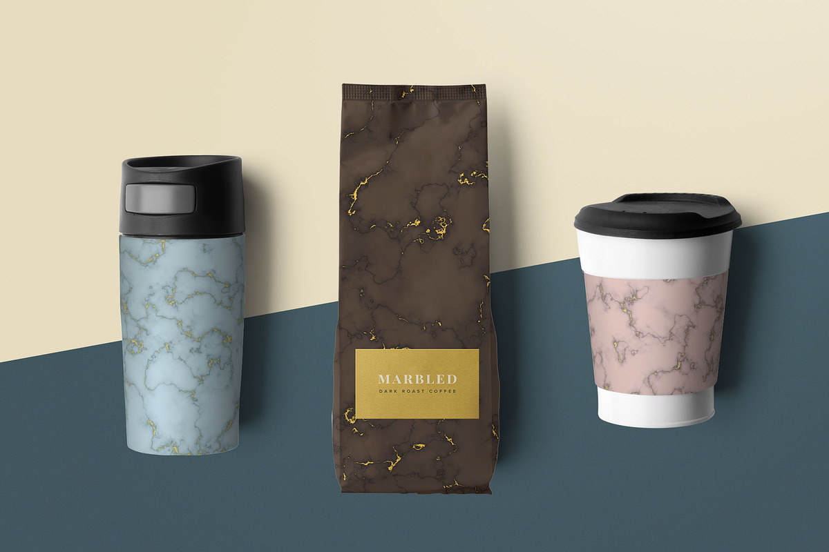 Marbled: 80 Gold Flecked Textures, a Texture Graphic by Chroma Supply