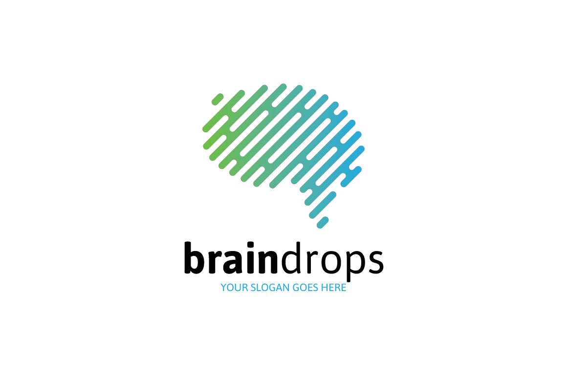 Brain Drops Logo, a Branding & Logo Template by MLJ studios | Creative ...