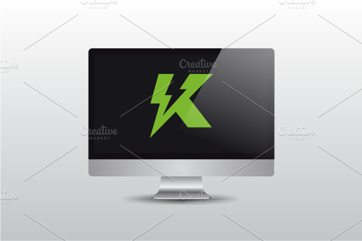 Kilovolt - Letter K Logo, a Branding & Logo Template by yopie
