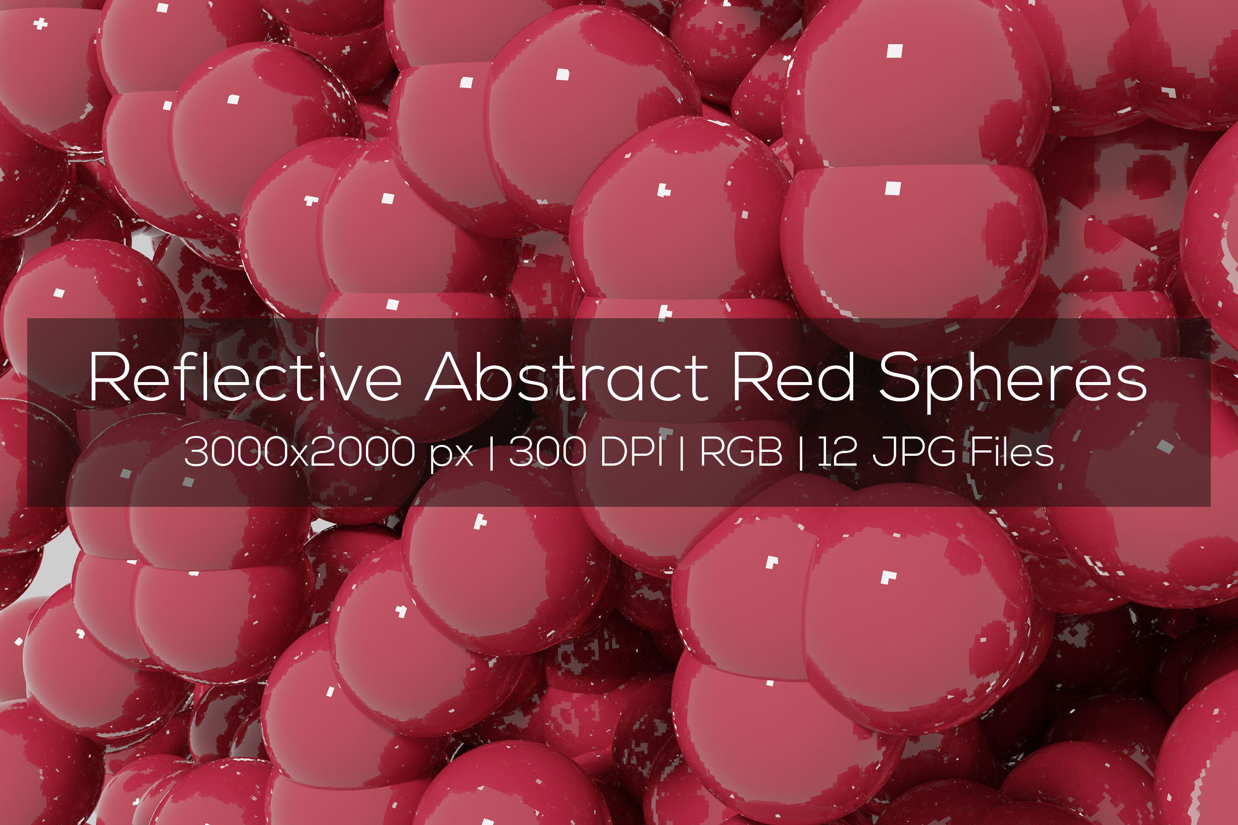 Reflective Abstract Red Spheres, a Texture Graphic by The_DrX ...