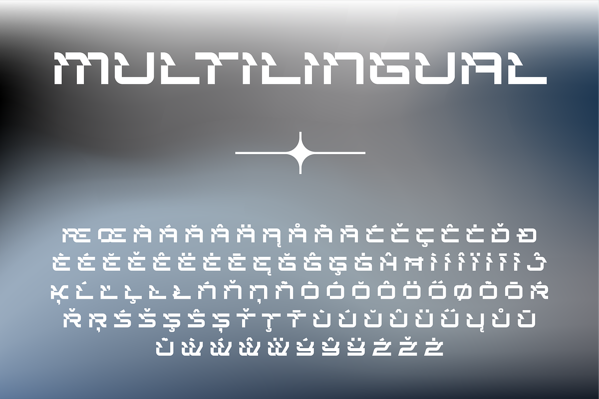 HF Uforia Futuristic Font