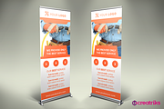 Electro Service Roll Up Banner -v032 | Flyer Templates ~ Creative Market