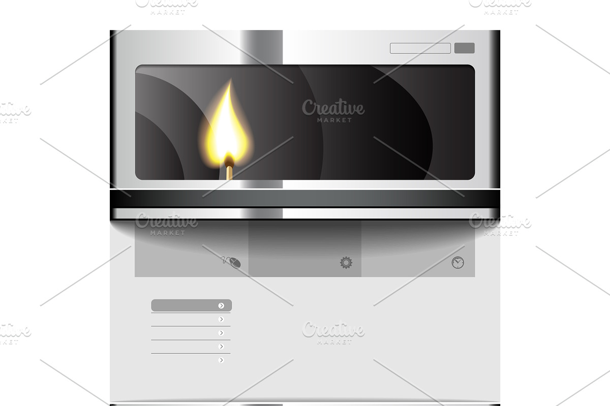 Gray Website Template, a Templates & Theme by Sunny