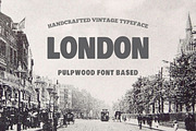 Pulpwood font vintage typeface, a Handwriting Font by Vintage Font Lab
