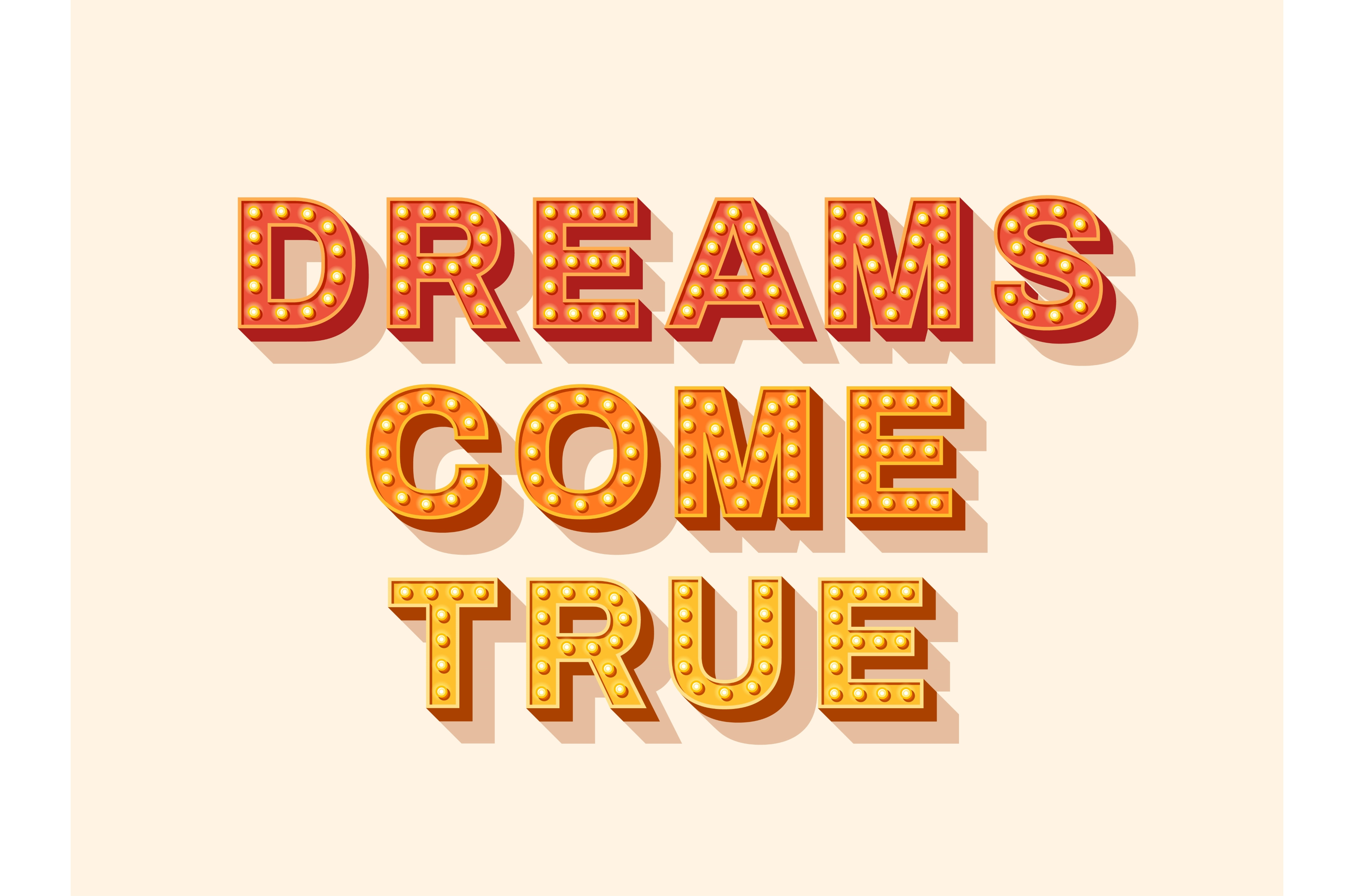 Dreams come true | Decorative Illustrations ~ Creative Market