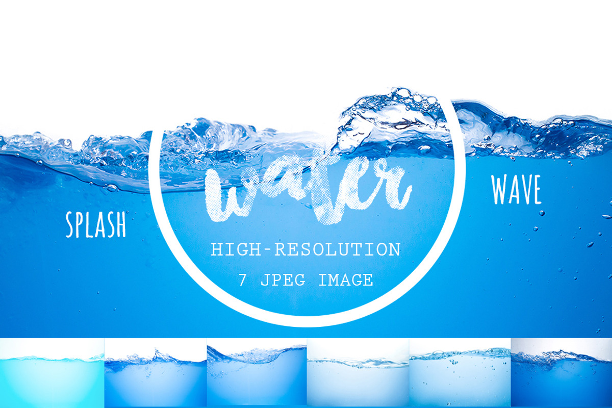 Water Wave Backgrounds, a Texture Graphic by pongsakornjun