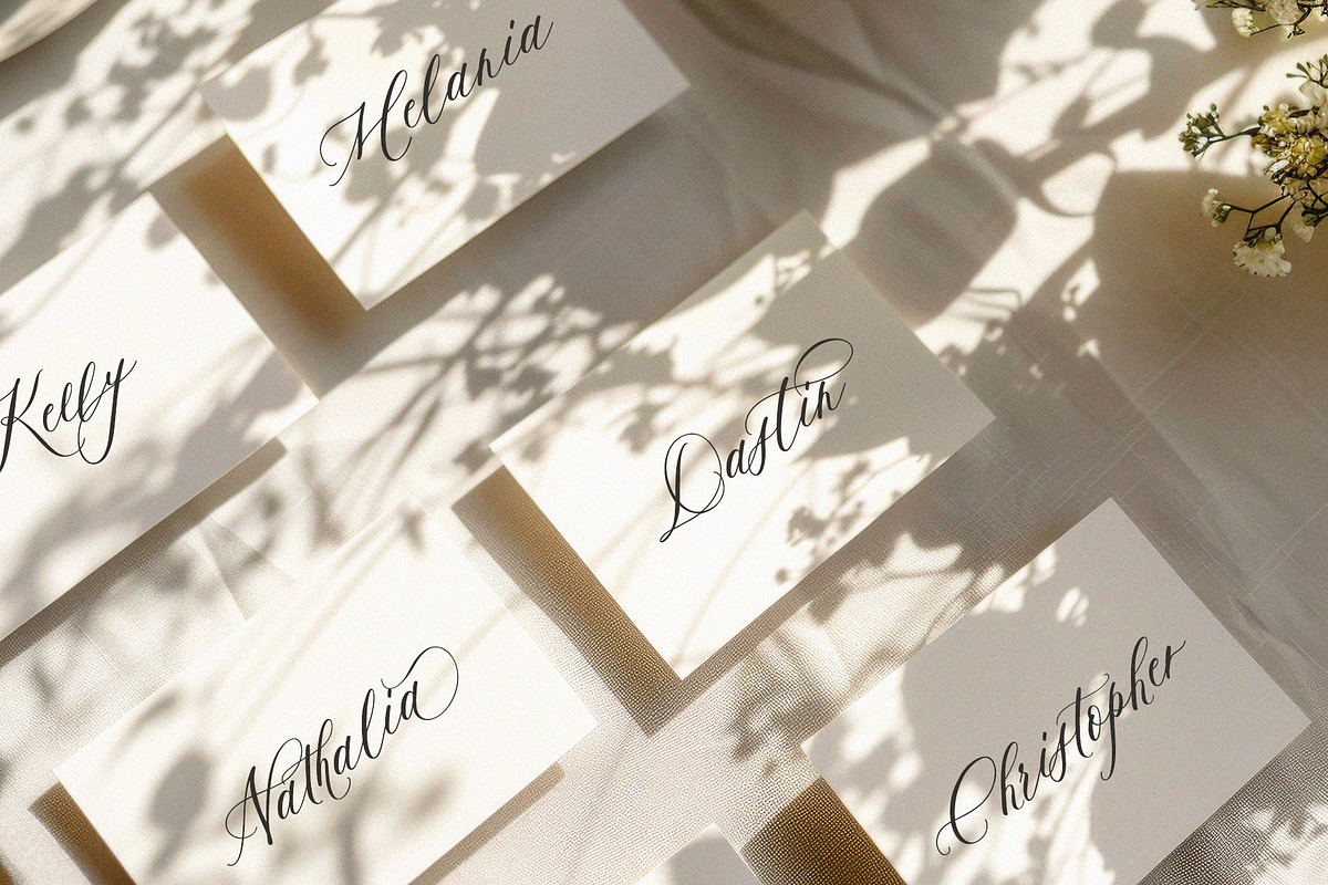 Franchesca |Wedding Calligraphy Font | calligraphy fonts a to z ...