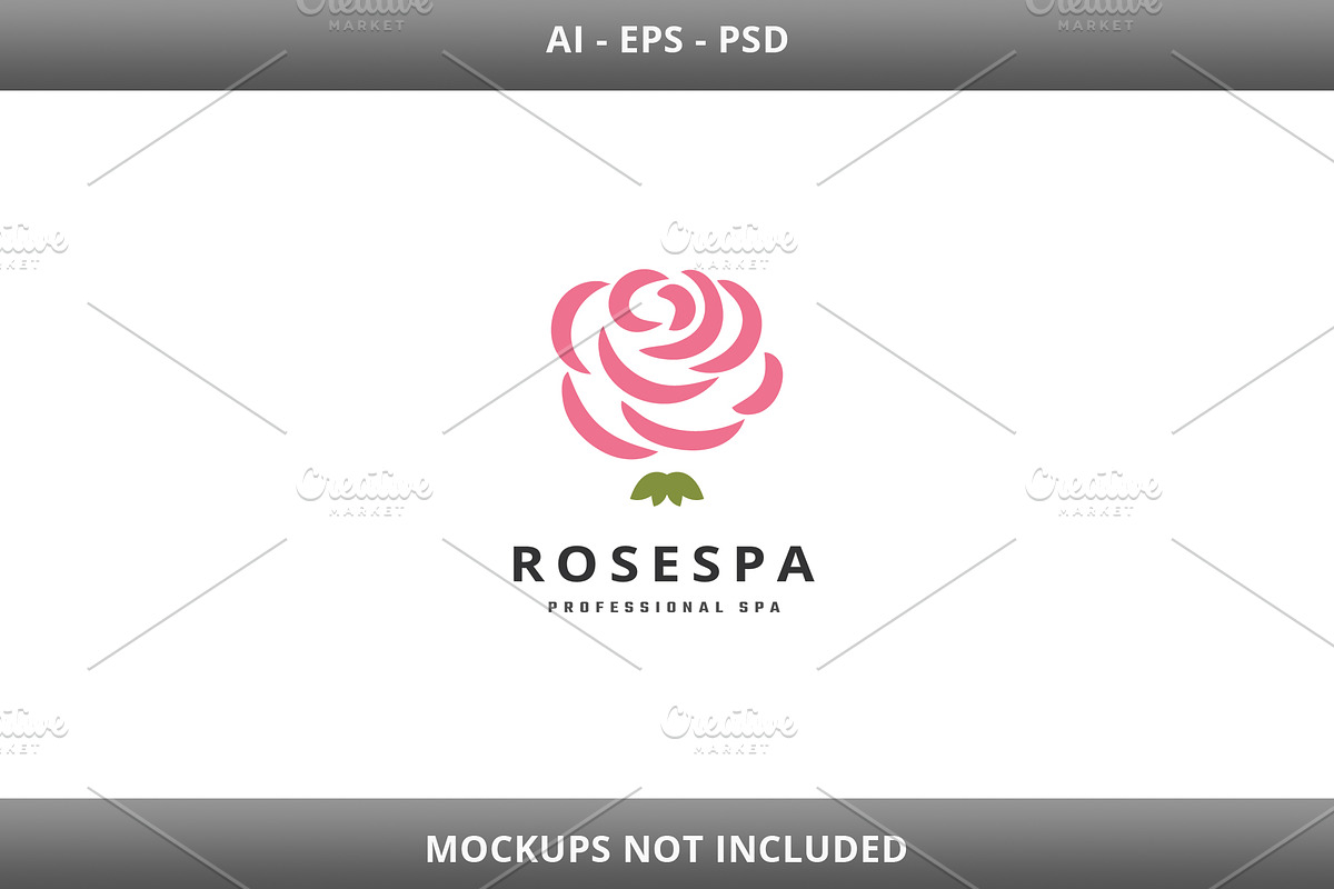 Rose Spa Logo, a Branding & Logo Template by Design_Planet