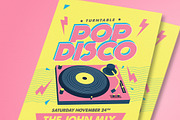 Pop Disco Flyer, a Flyer Template by Guuver