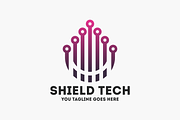 Shield Tech Logo, a Branding & Logo Template by Brandlogo