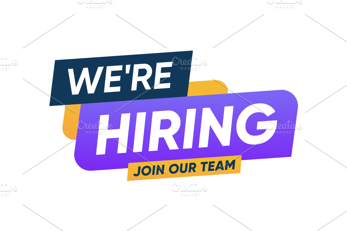 We are Hiring banner template, a Work Illustration by Soufone
