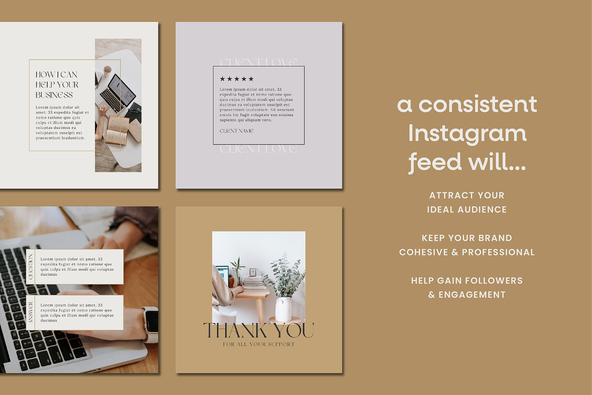 Virtual Assistant Instagram Template, a Social Media Template by ...