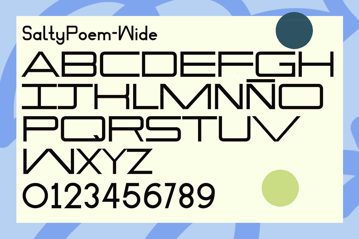 Salty Poem Font, a Font by Headquarters