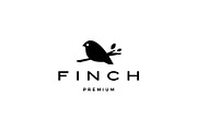 finch bird logo vector icon | Branding & Logo Templates ~ Creative Market