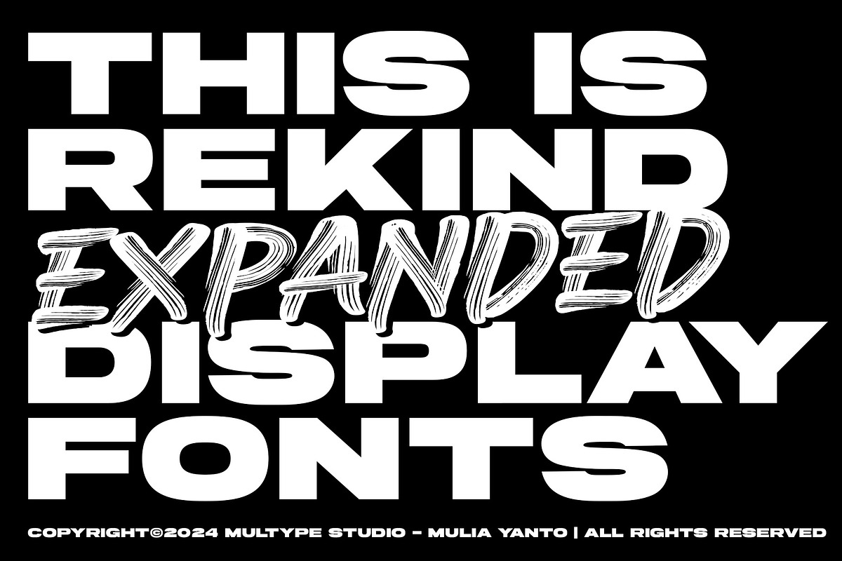 Rekind Expanded Font