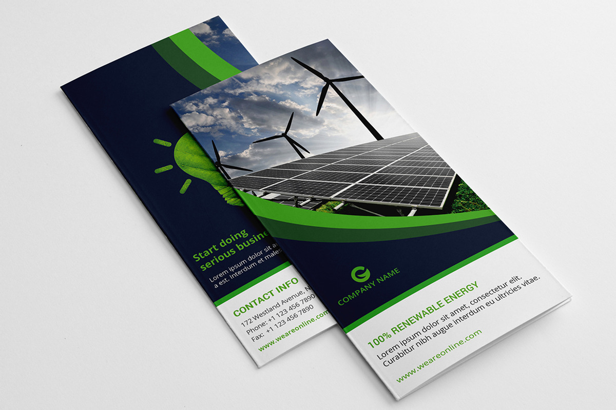 Renewable Energy Brochure, a Brochure Template by design_pick