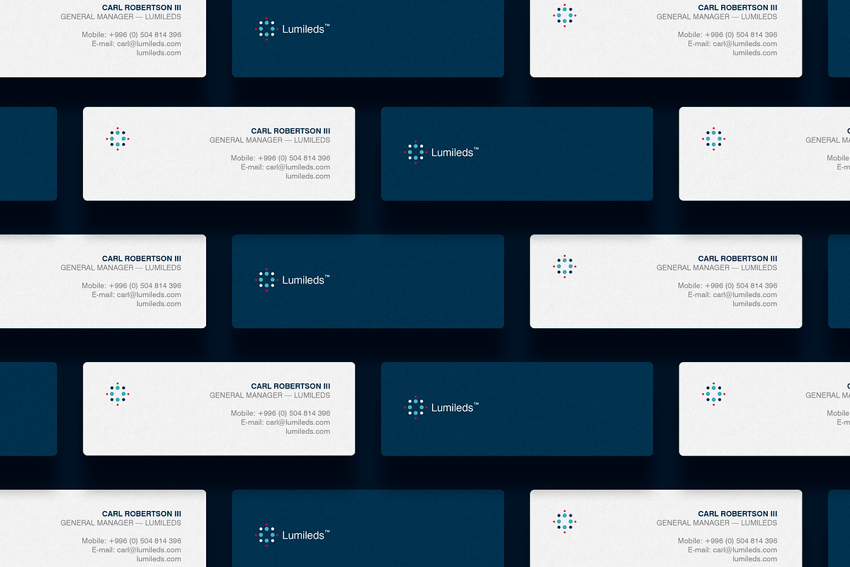 Mini business card template Lumileds, a Business Card Template by Srg ...