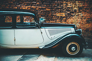 Vintage car side view, a Transportation Photo by SkyNext