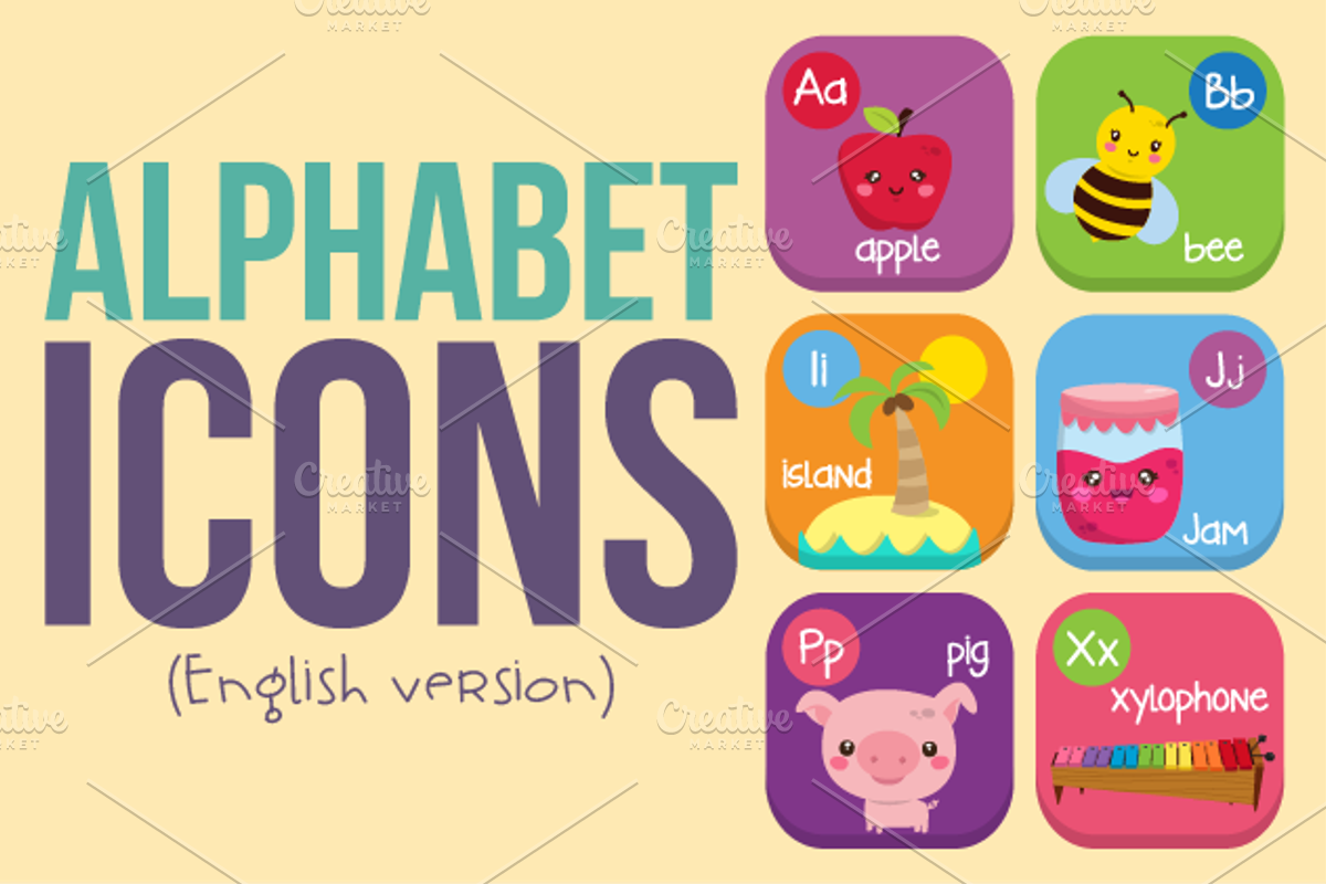 Alphabet Icons, an Icon by himoki