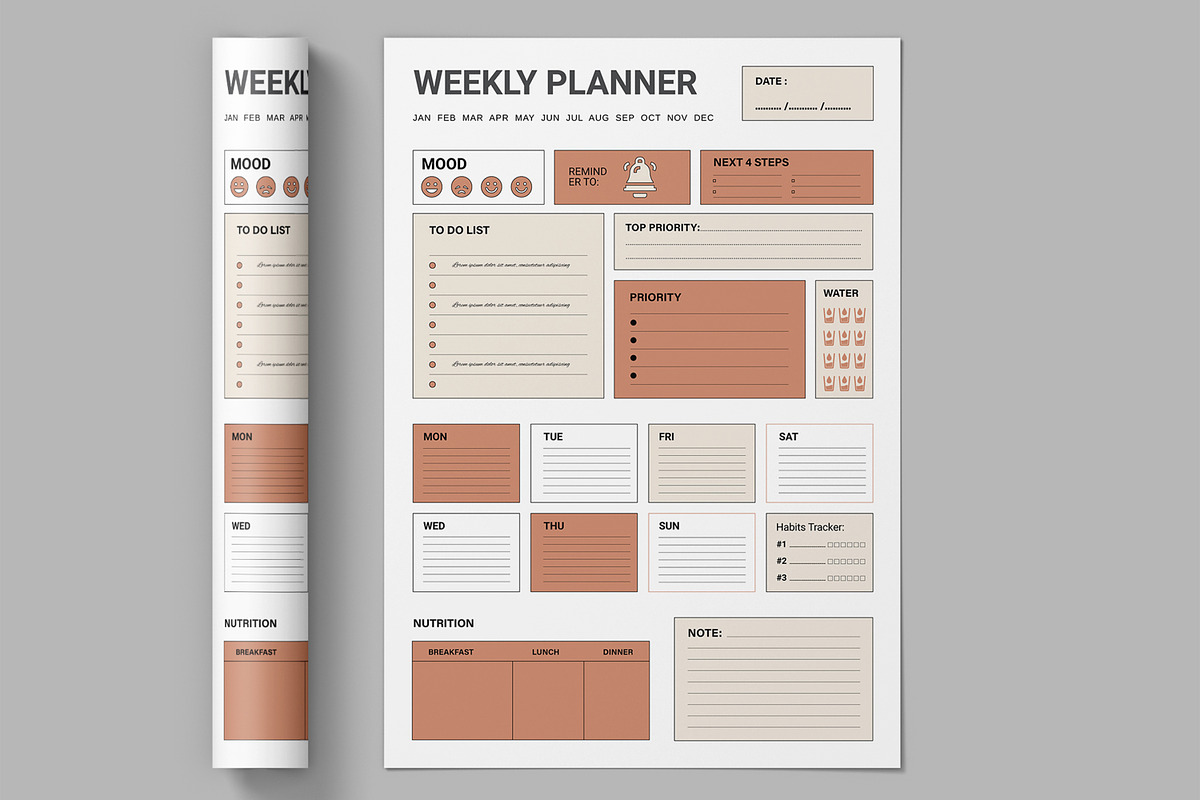 Weekly Planner Layout