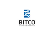 Bitco Letter B Logo Template, a Branding & Logo Template by Tovarkovdesign