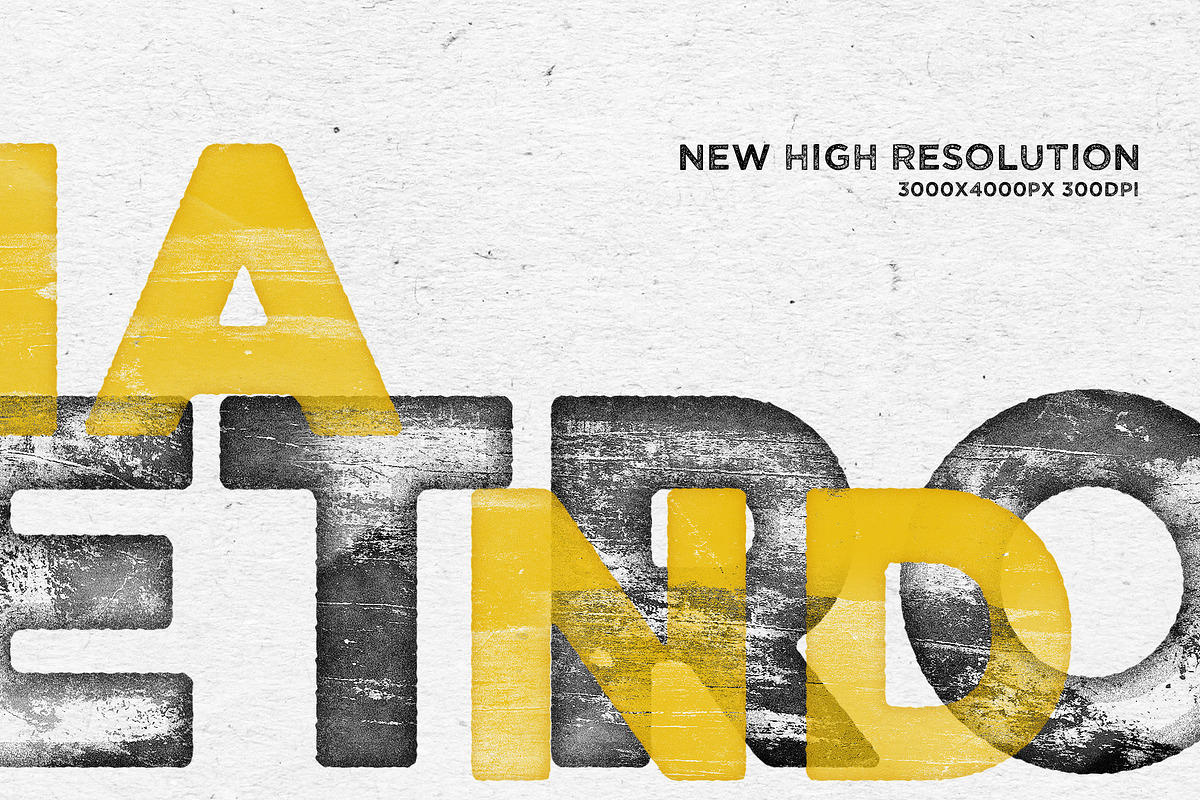 Letterpress Texture Effects Vol.3, a Layer Style Add-On by Graphicdome ...